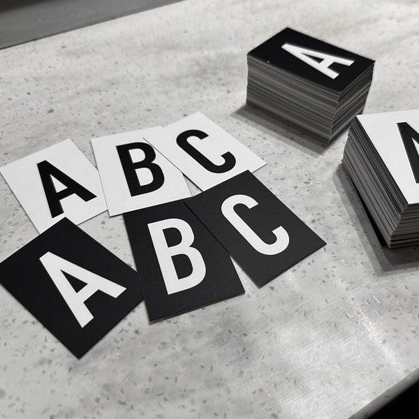 Replacement Alphabet Letter Packs for Menu Display Signs – The Goods London