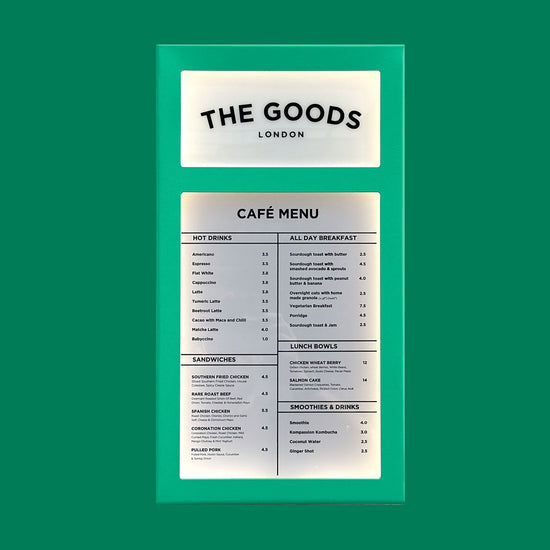 The Goods • London - Sign Shop. Buy A Boards & Pavement Signs online ...