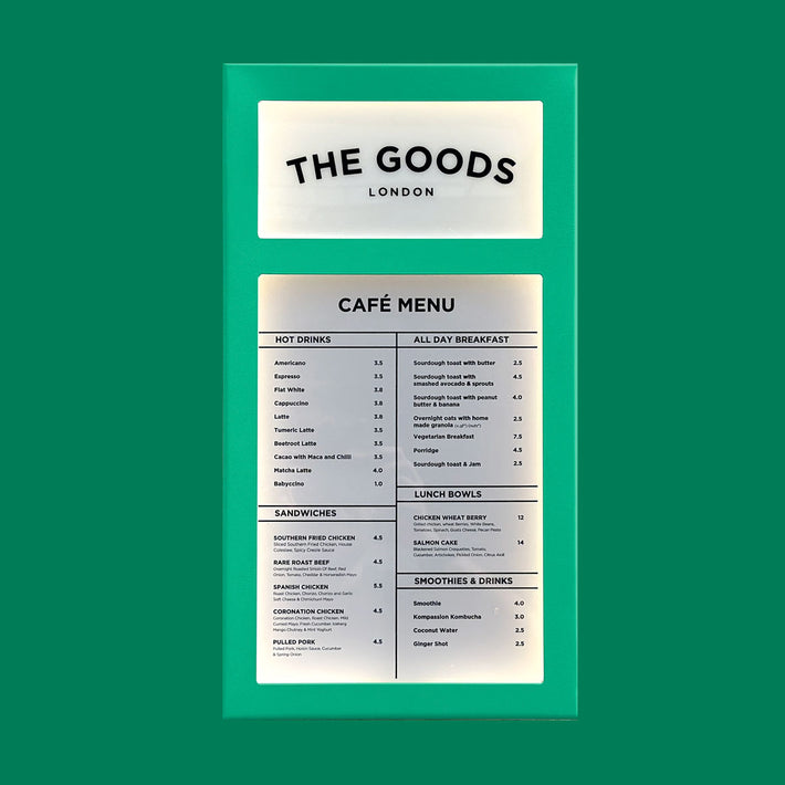 The Goods • London - Sign Shop. Buy A Boards & Pavement Signs online ...
