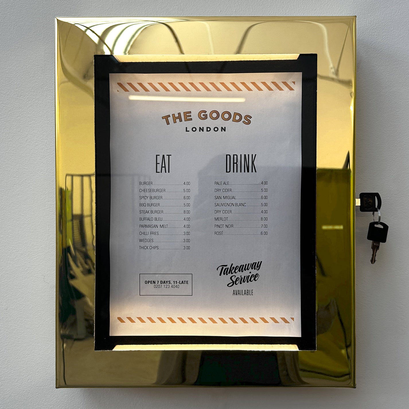 Brass Menu Case UK – The Goods London