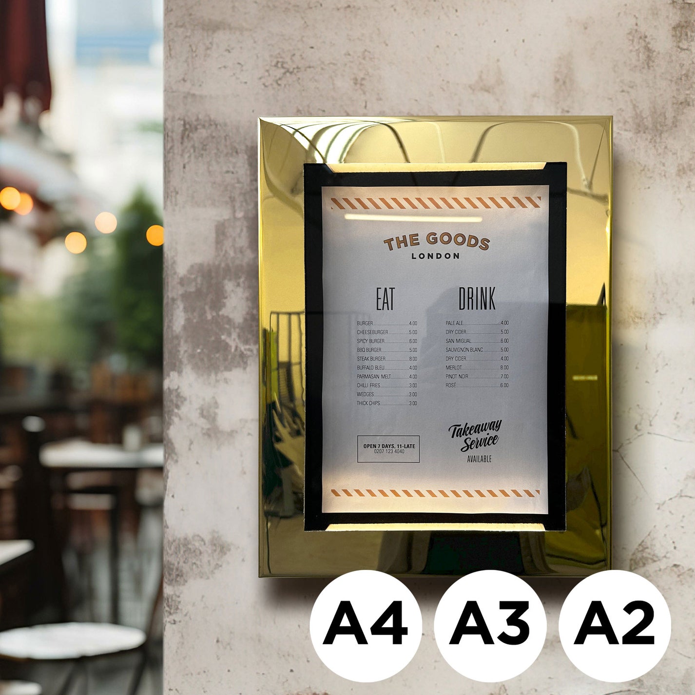 Brass Menu Case UK – The Goods London