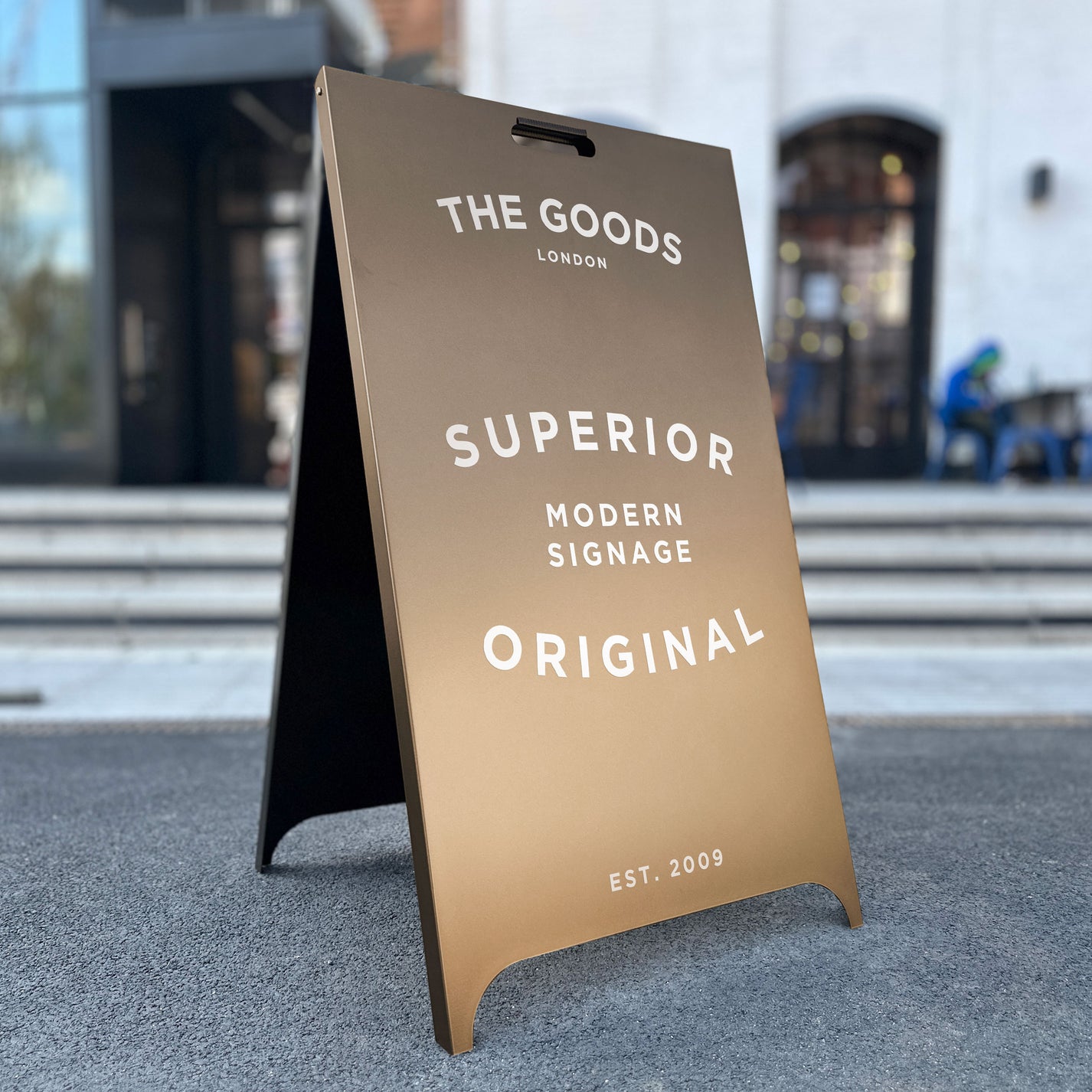Bronze / Brass Pavement Sign – The Goods London