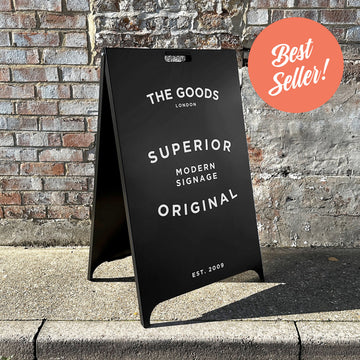 'A' Board Signs to go outside on the pavement outside shops – The Goods ...