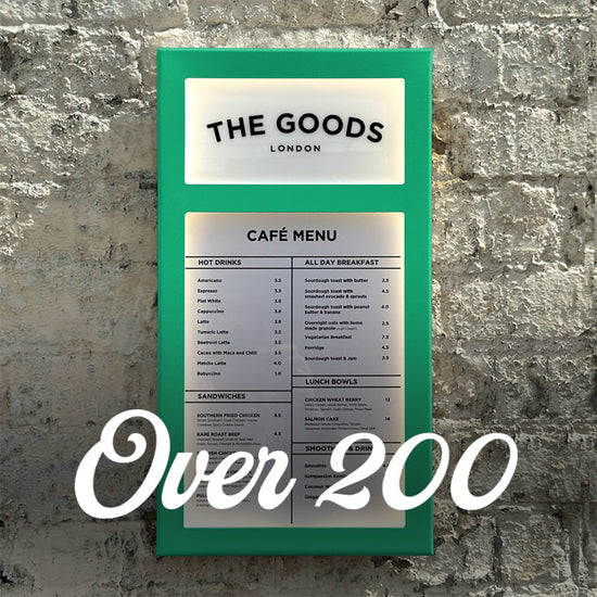 The Goods • London - Sign Shop. Buy A Boards & Pavement Signs online ...