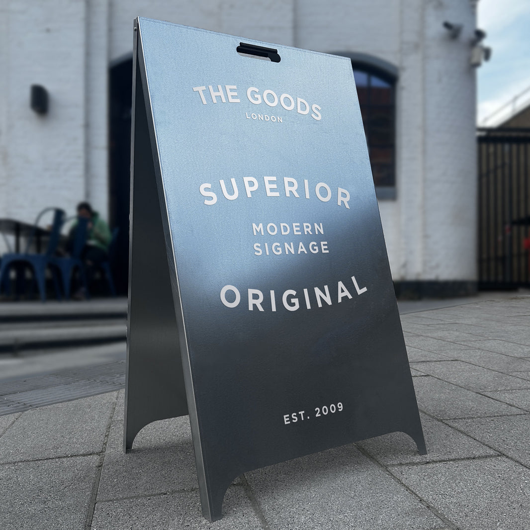 Metal Pavement Signs – The Goods London