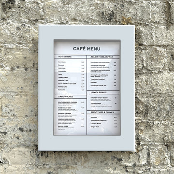 MENU CASES for bars & restaurants. Buy Online, next day delivery ...