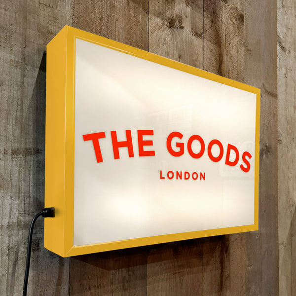 'The Angel' - Metal Light Box (Any Colour) – The Goods London