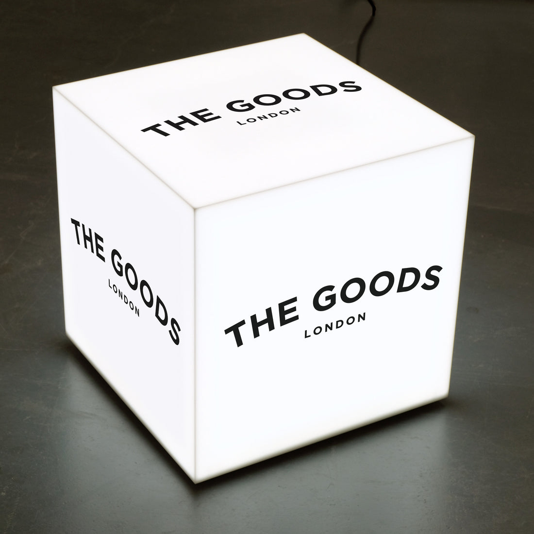 'The Barnet' - Custom Acrylic Cube Light Box Sign – The Goods London