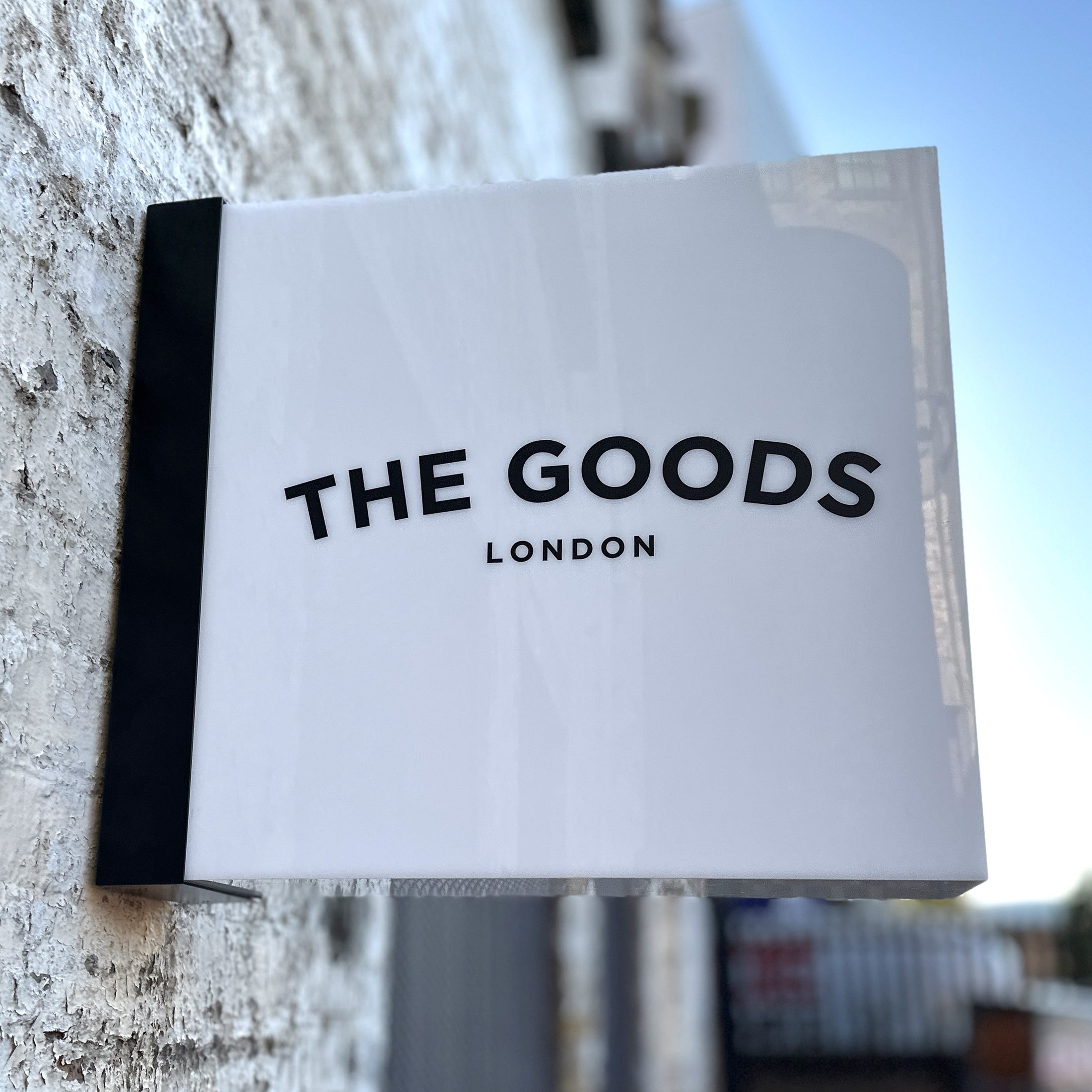 'The Oval' - Frameless Acrylic Light Box Double Sided Sign – The Goods ...