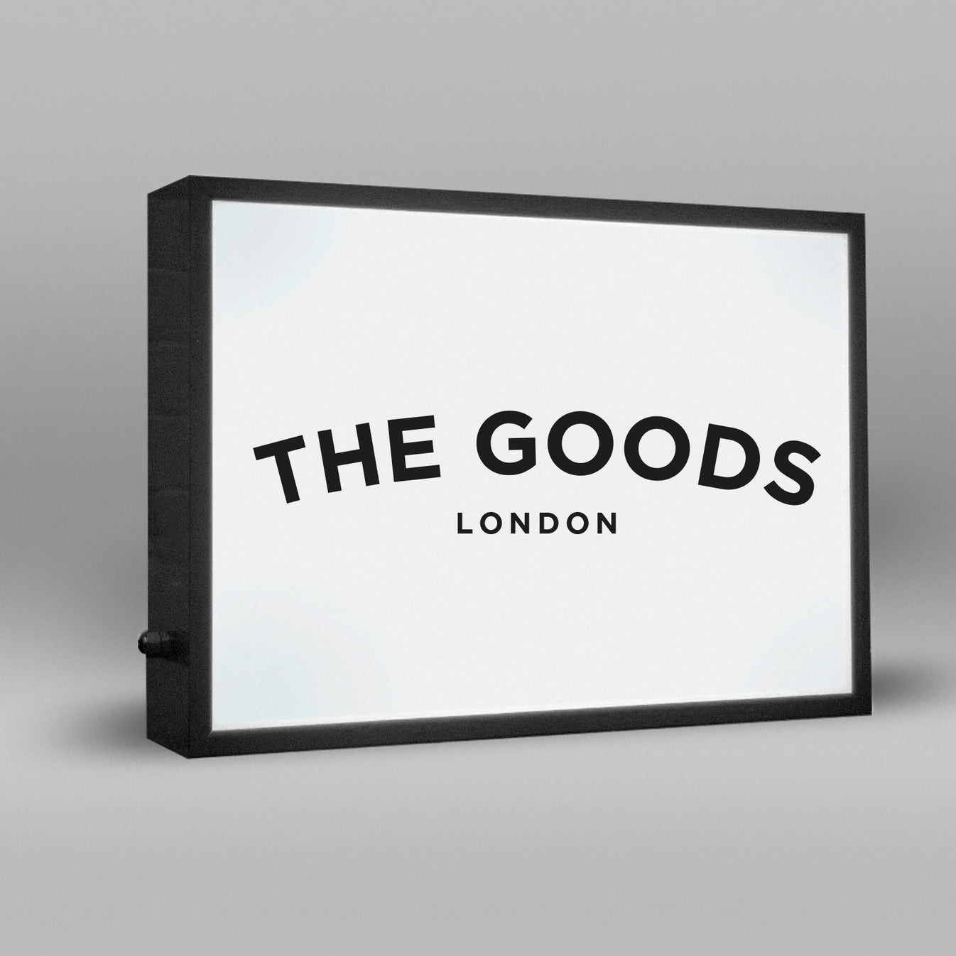 'The Angel' - Black Metal Light Box – The Goods London
